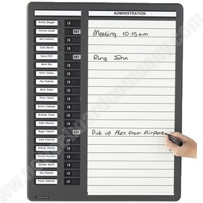 Staff In/Out Notice Boards | Notice Board Company | ESI Interior Design