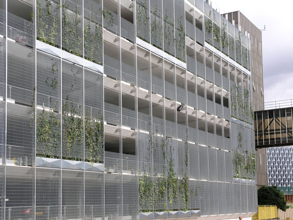 Green wall cladding to MSCP, New Covent Garden | Lang+Fulton | ESI ...