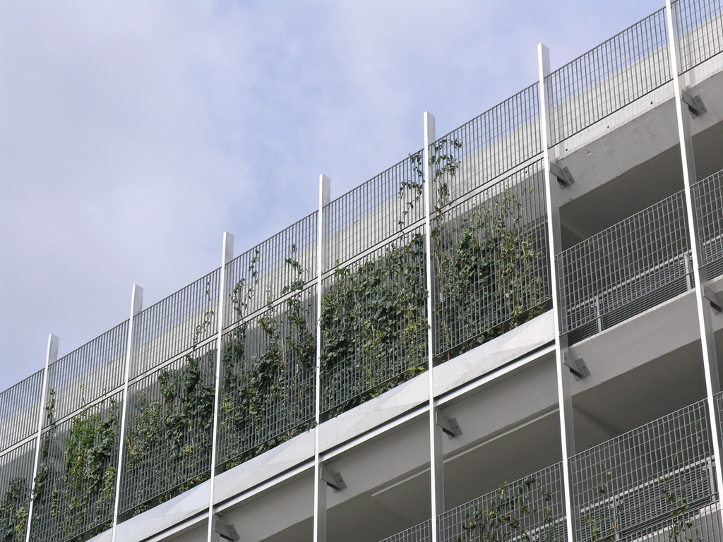 Green wall cladding to MSCP, New Covent Garden | Lang+Fulton | ESI ...