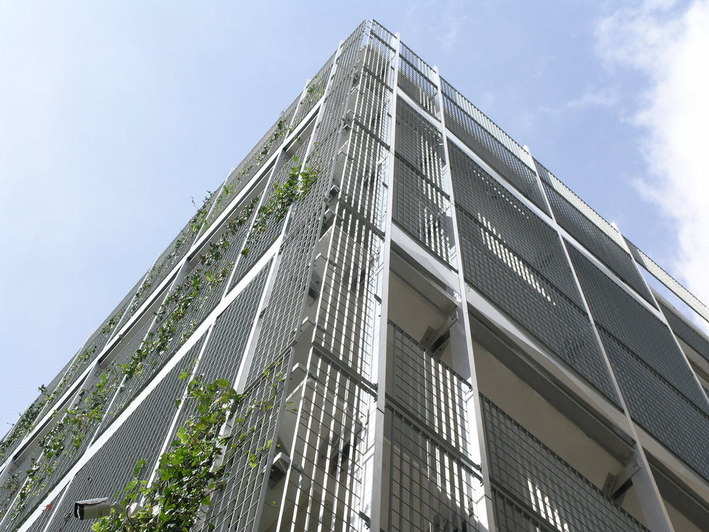 Green wall cladding to MSCP, New Covent Garden | Lang+Fulton | ESI ...