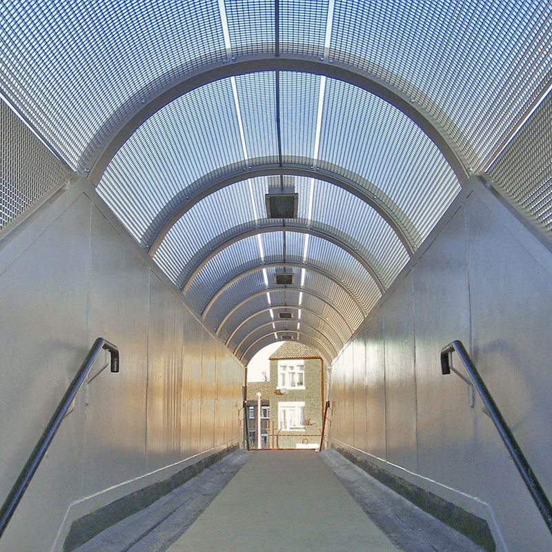 Robust railway bridge cladding, London Borough of Newham | Lang+Fulton ...