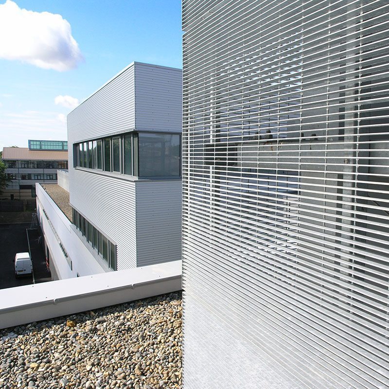 Architectural grating screens - Suffolk New College | Lang+Fulton | ESI ...