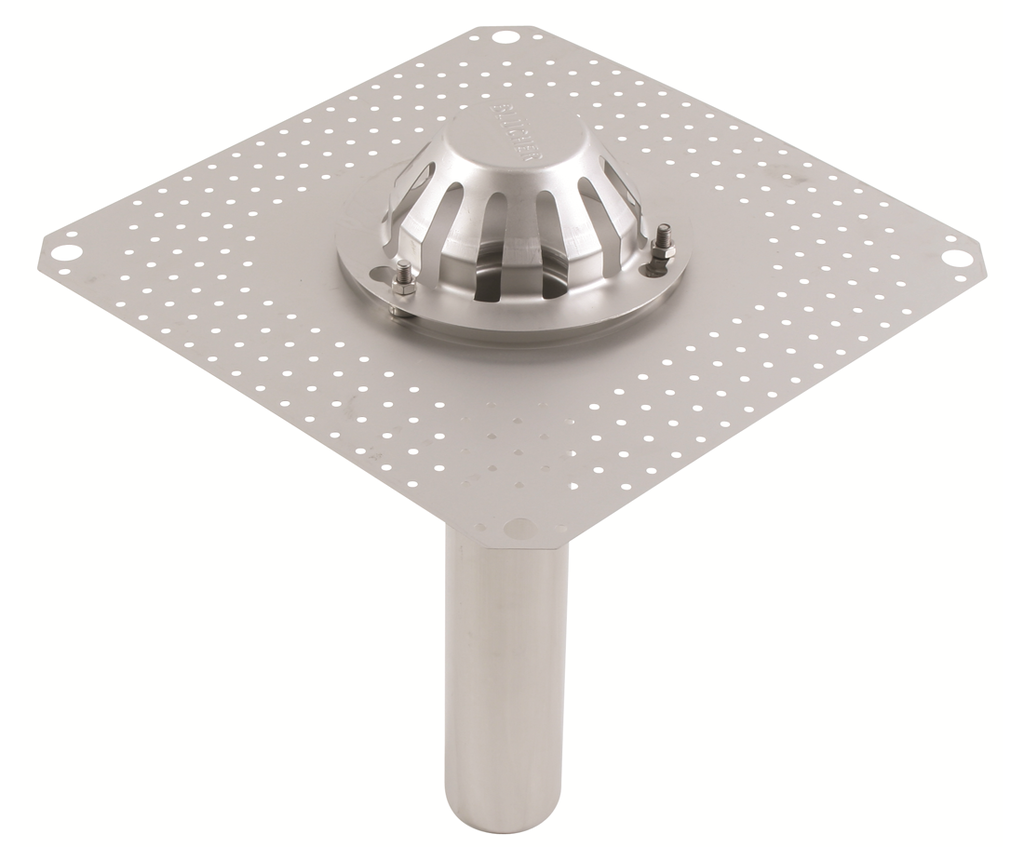 75mm siphonic roof drain outlet for bitumen membranes | BLUCHER UK ...
