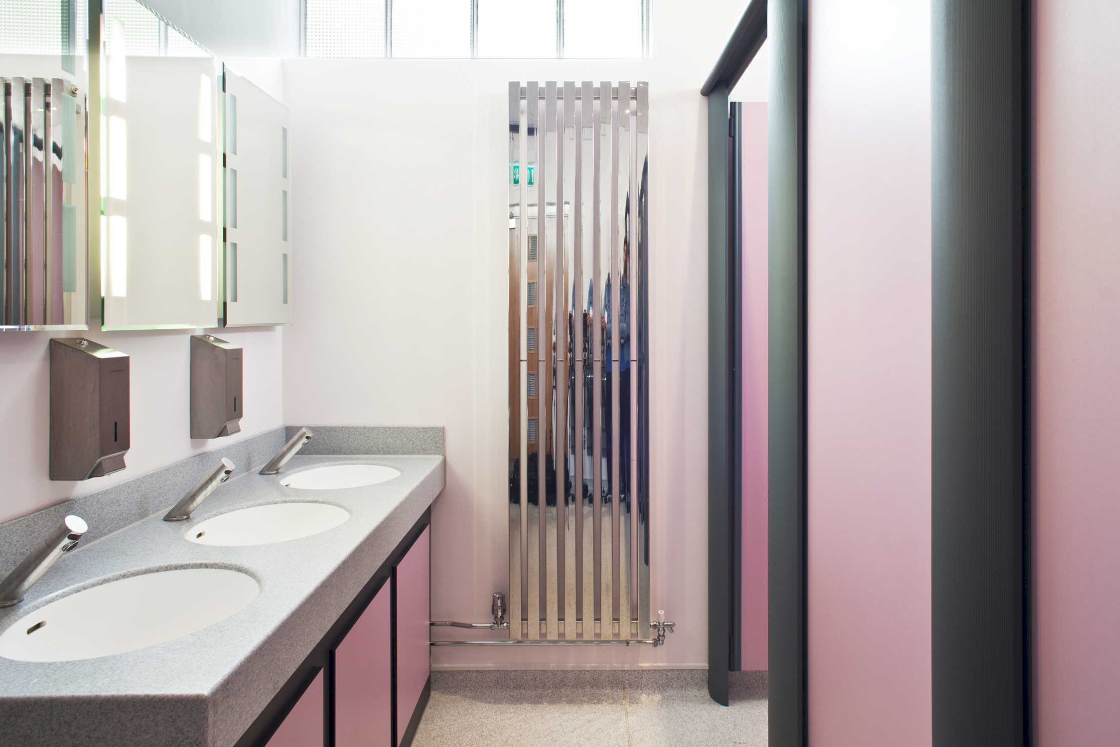 Bushboard Sentinel washroom range chosen for Clarks HQ | Bushboard ...