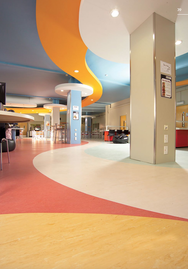 Acoustifoam closed cell PVC backing sheet | Polyflor | ESI Interior Design