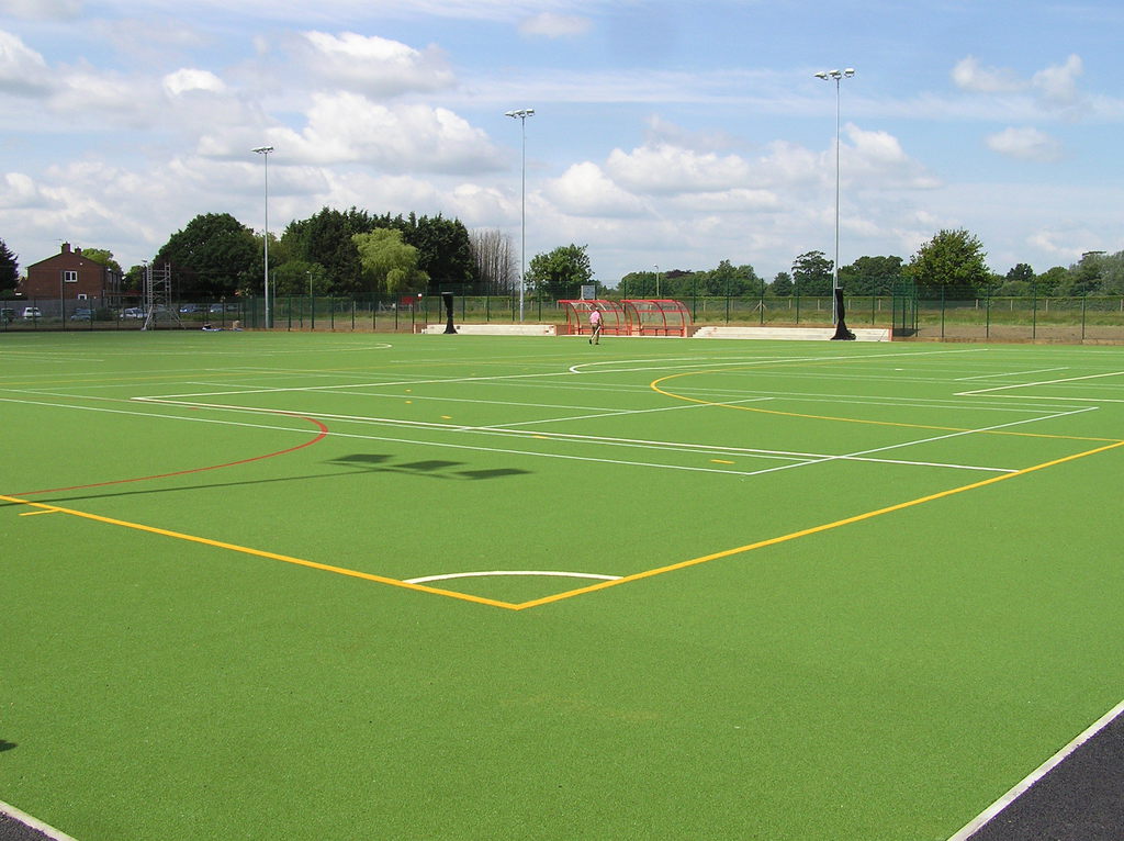 Sand-dressed hockey pitches | Baylis Landscape Contractors | ESI ...