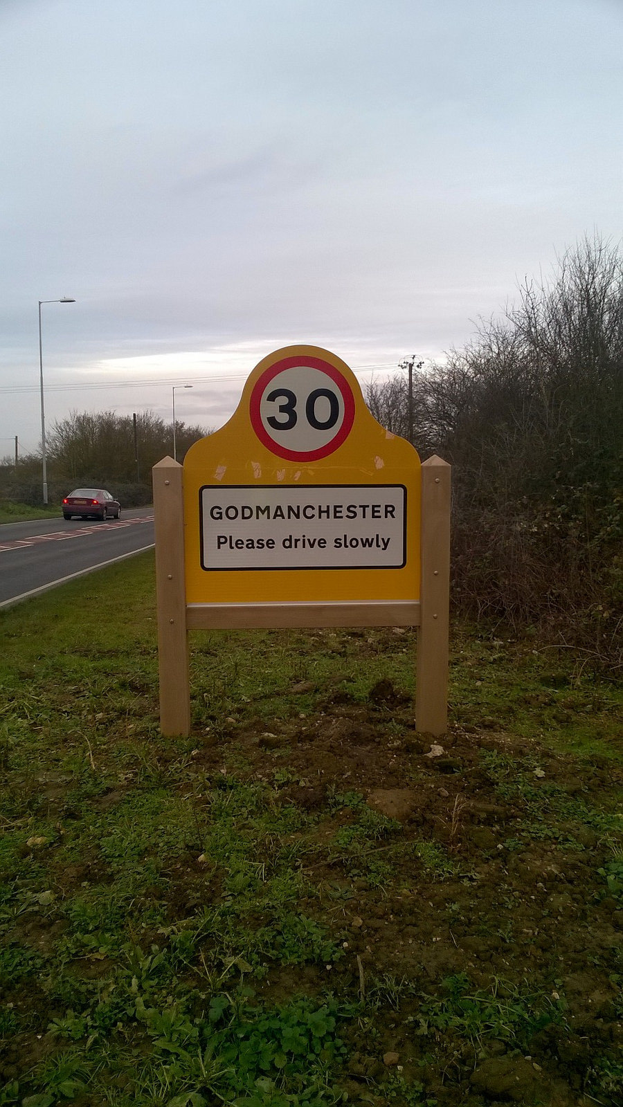 Glasdon Gateway village welcome signs | Glasdon UK | ESI External Works