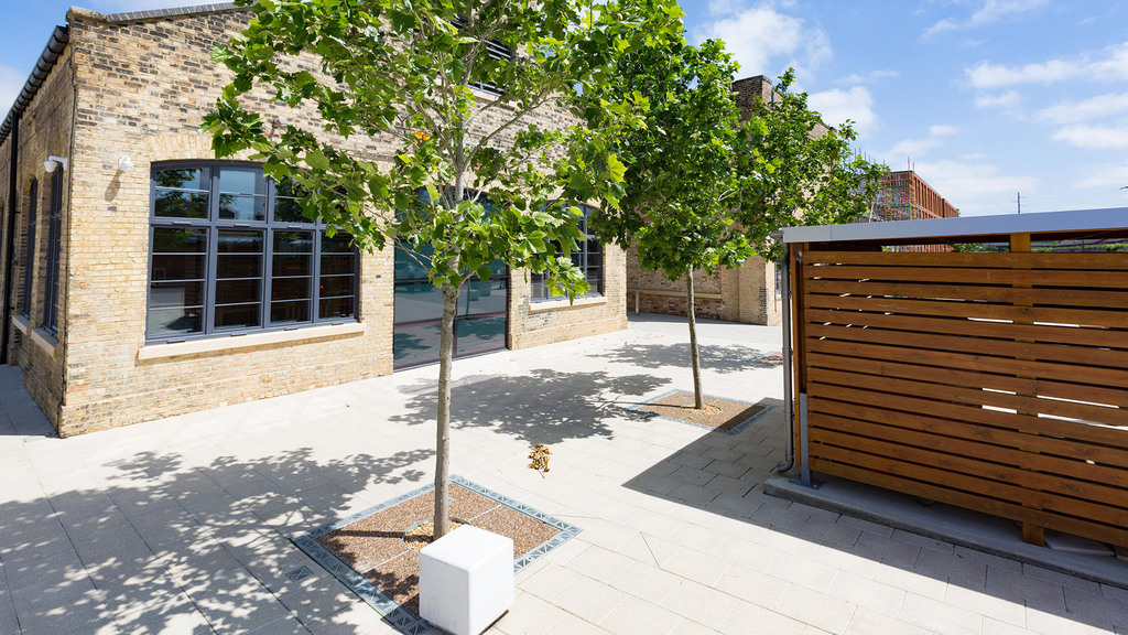 ArborFlow tree pits and rain gardens for mixed use site | GreenBlue ...