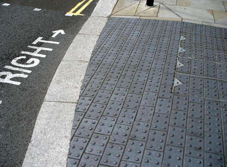 Tactile clay blister pavers | Ketley Brick Company | ESI External Works