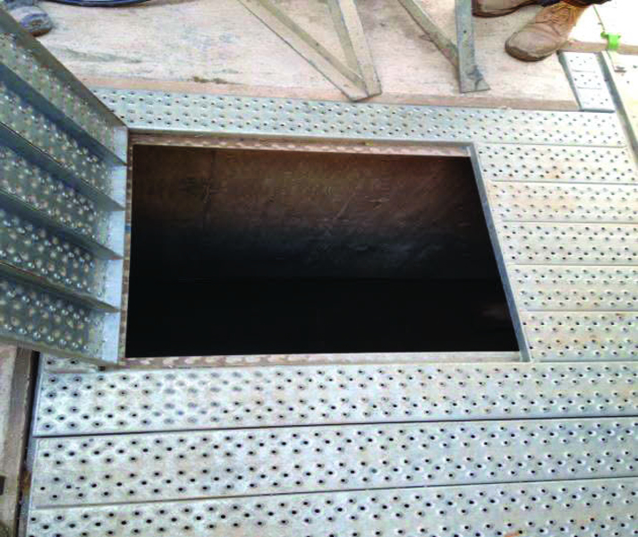 Type LHD® perforated mild steel fire protection gratings | Elefant ...