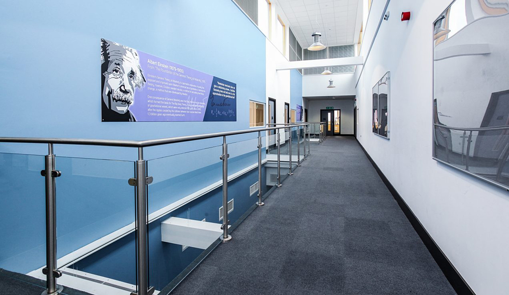 Internal balustrade for Oasis Academy Arena | BA Systems | ESI Building ...