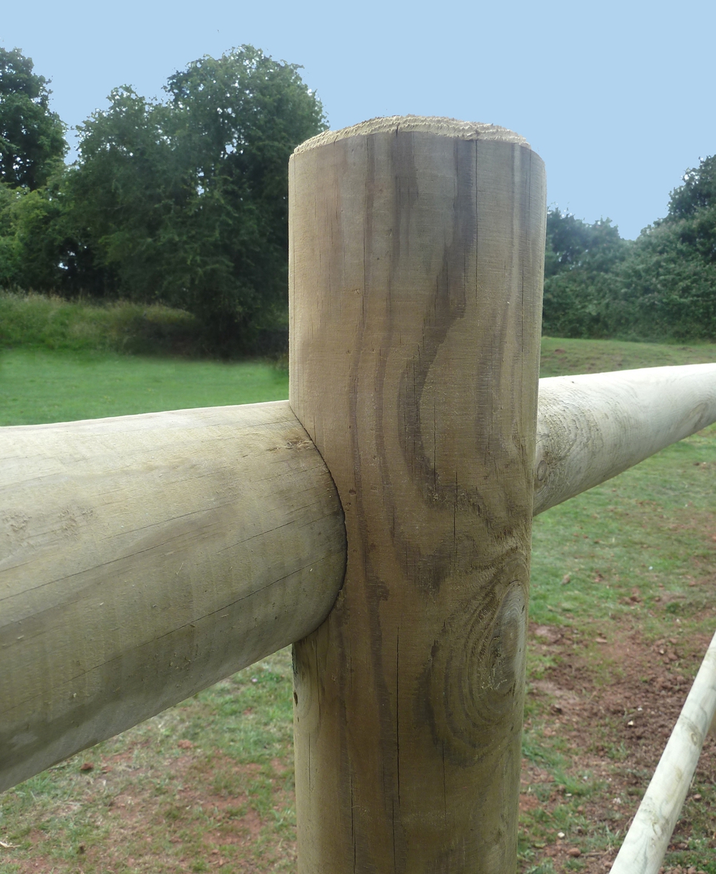 Prestige™ scalloped post and rail fencing | M&M Timber | ESI External Works