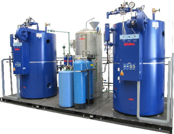 Skid-mounted packaged steam boiler plant | Fulton | ESI Building Services
