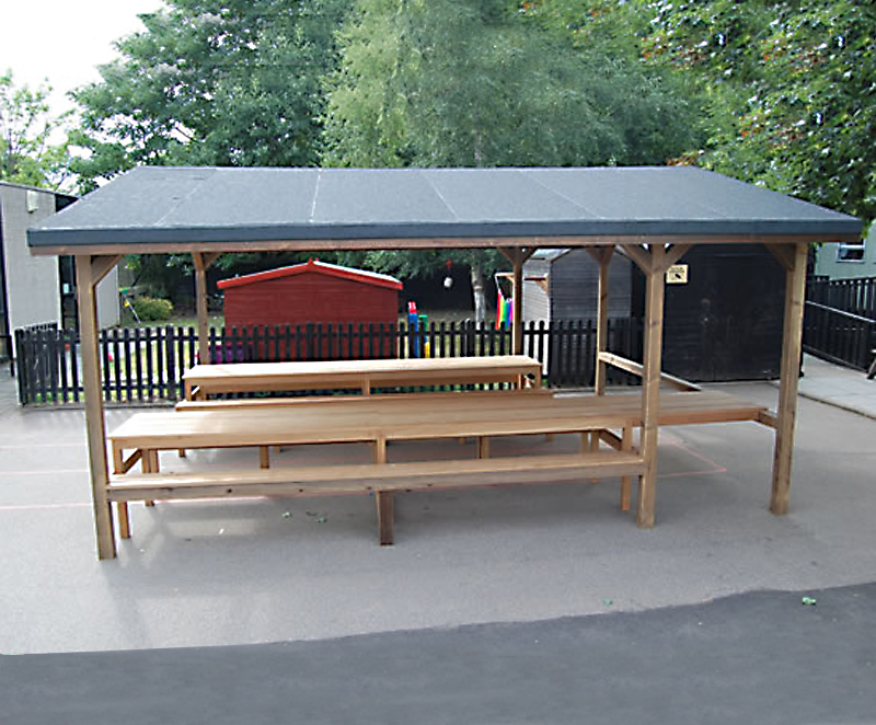 Bespoke timber shelters for outdoor areas | Branson Leisure | ESI ...