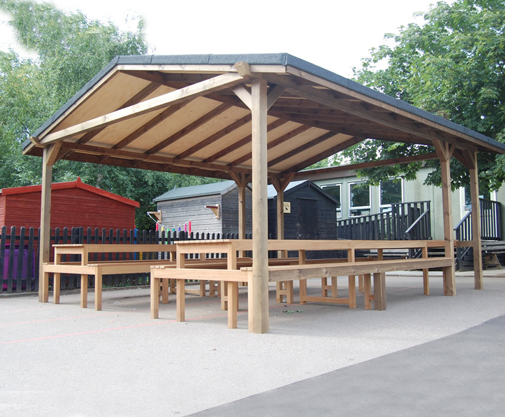 Bespoke timber shelters for outdoor areas | Branson Leisure | ESI ...