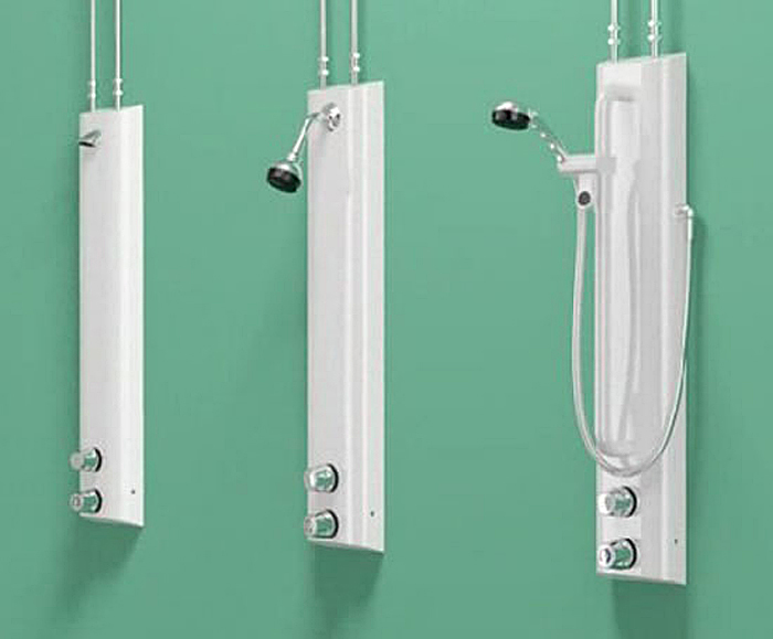 Surface-mounted shower panels | Horne Engineering | ESI Interior Design