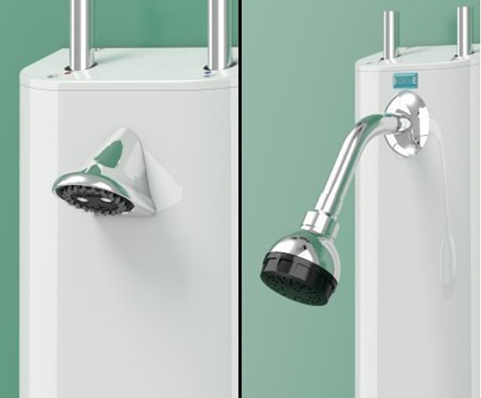 Surface-mounted shower panels | Horne Engineering | ESI Interior Design