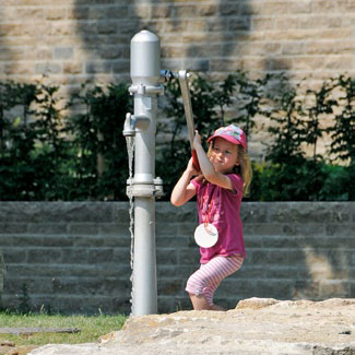 Playground Pump for water play | Timberplay | ESI External Works