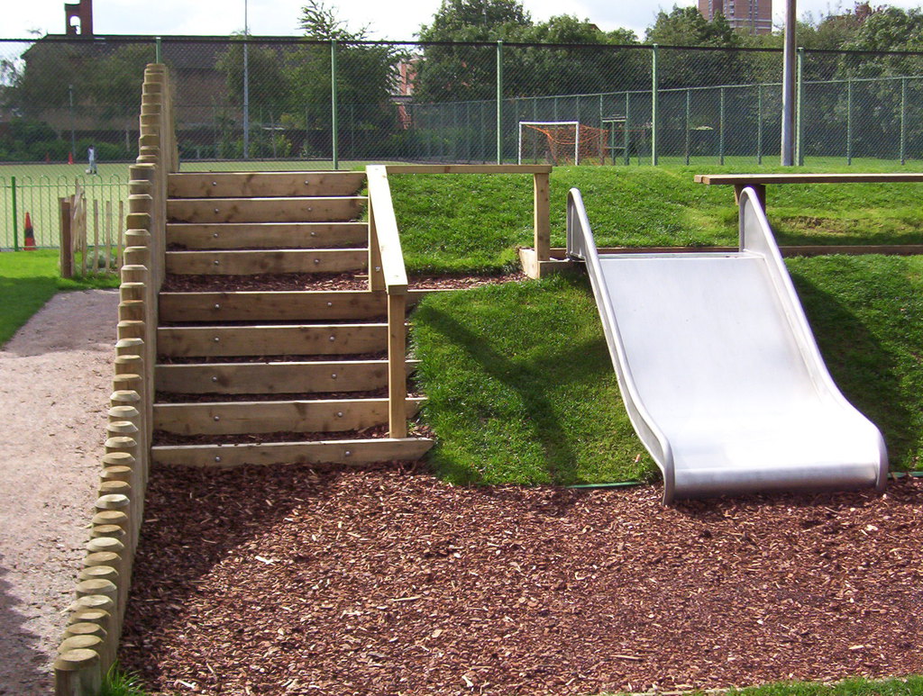 Stainless steel slides - width 1.0-1.5m | Timberplay | ESI External Works