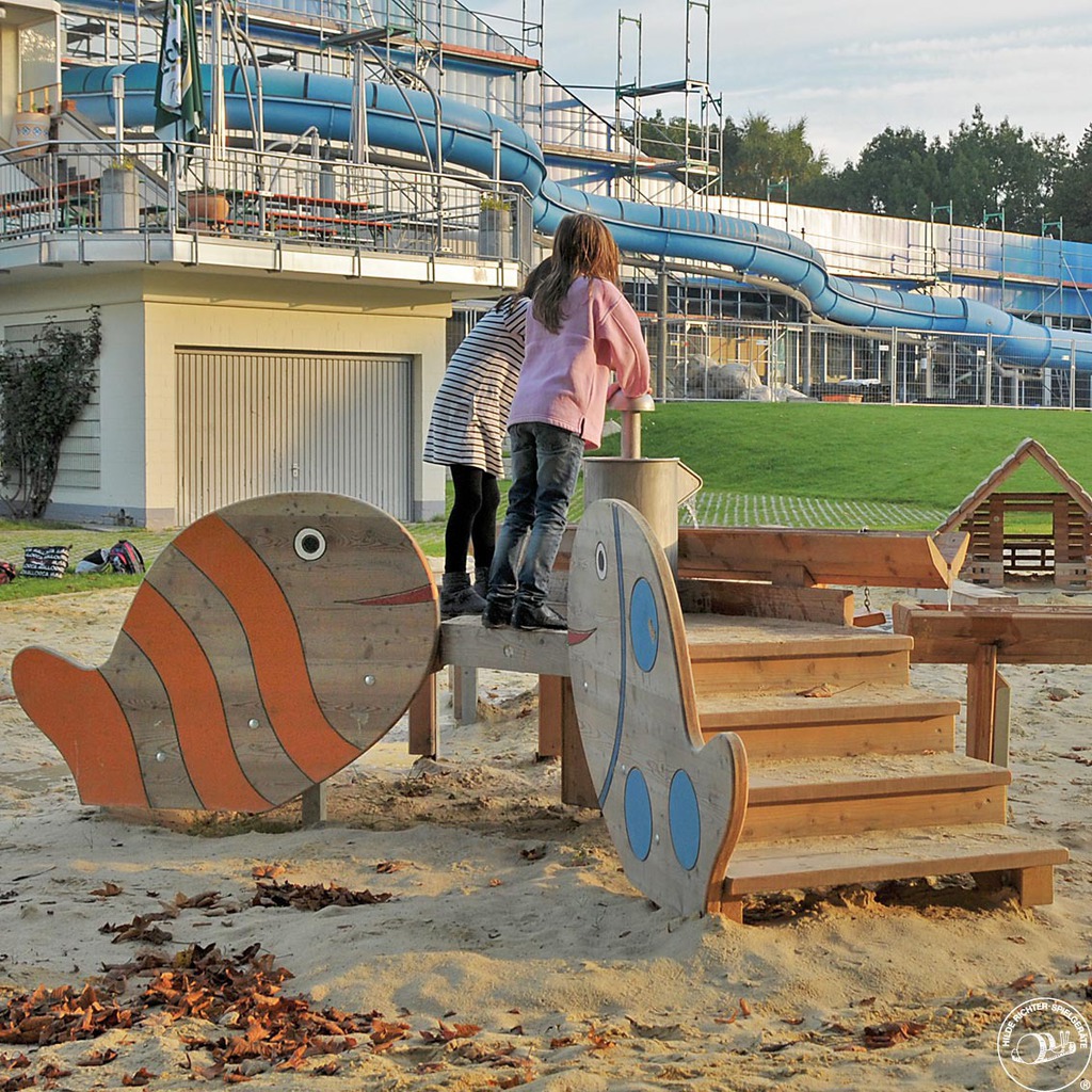 Richter Spielgeräte Small Fish water play unit | Timberplay | ESI ...