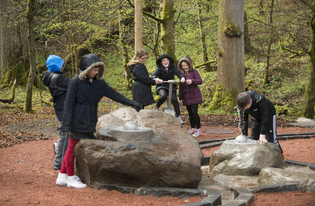 Water and sensory play area - Dumfries House Estate | Timberplay | ESI ...