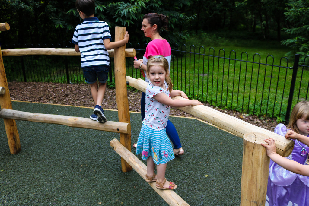 Natural timber play equipment for adventure playground | Proludic Play ...