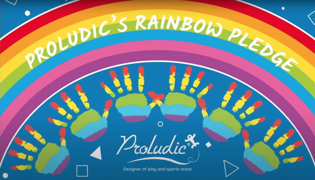 Proludic launches 100 rainbows pledge | Proludic Play & Sports Areas ...