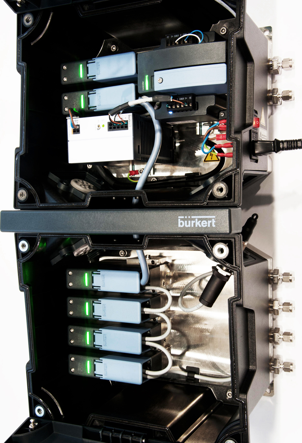MultiMFC Gas Box with touchscreen display | Bürkert Fluid Control ...