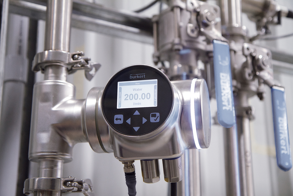 FLOWave inline flowmeter for hygienic applications | Bürkert Fluid ...