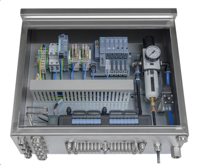 Type 8614 pneumatic control cabinets, hygienic processes | Bürkert ...