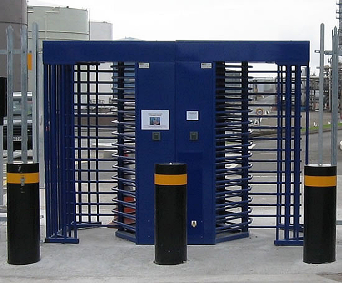 Full-height pedestrian turnstiles | Avon Barrier | ESI Building Design