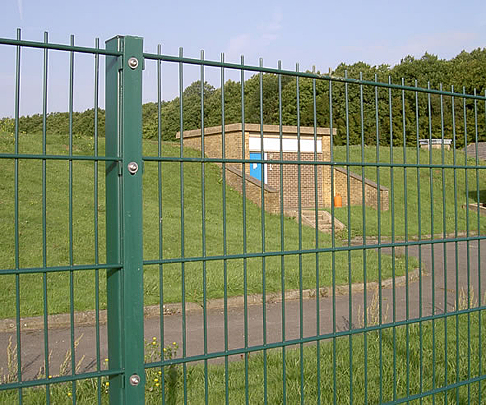 Dulok™ double wire panel perimeter security fencing | CLD Fencing ...