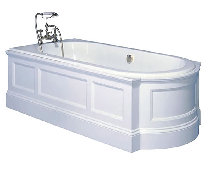 Regency panelled bath | Design & Form | ESI Interior Design