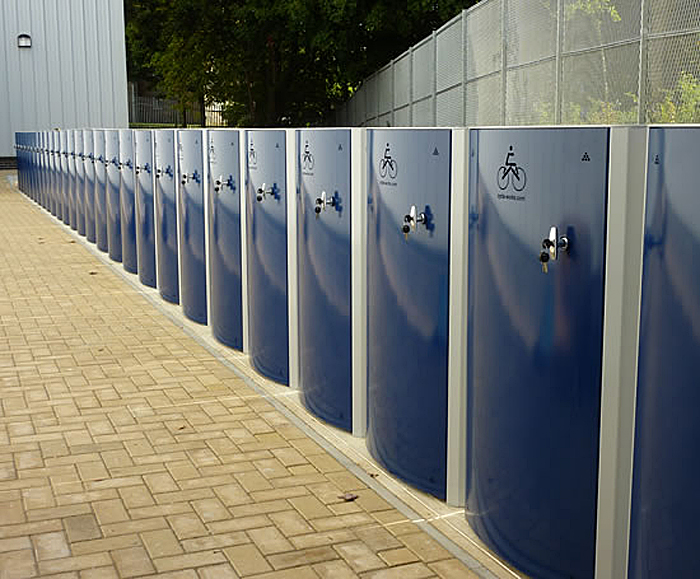 Velo-Safe space-efficient cycle locker for 1 bike | Cycle-Works | ESI ...