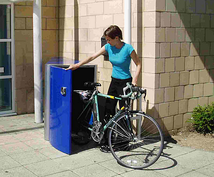 Velo-Safe space-efficient cycle locker for 1 bike | Cycle-Works | ESI ...