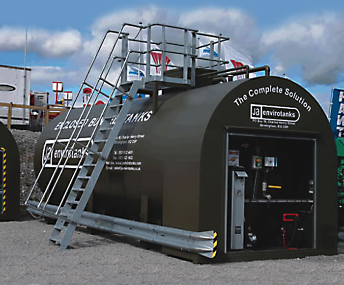 Above-ground enclosed bunded storage tanks | Metcraft Group | ESI Enviropro