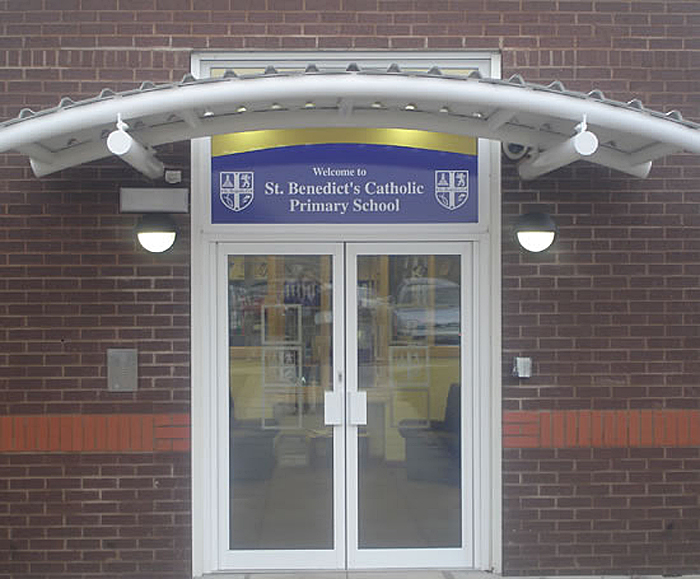 Glass reinforced plastic (GRP) school entrance signs | Shelley Signs ...