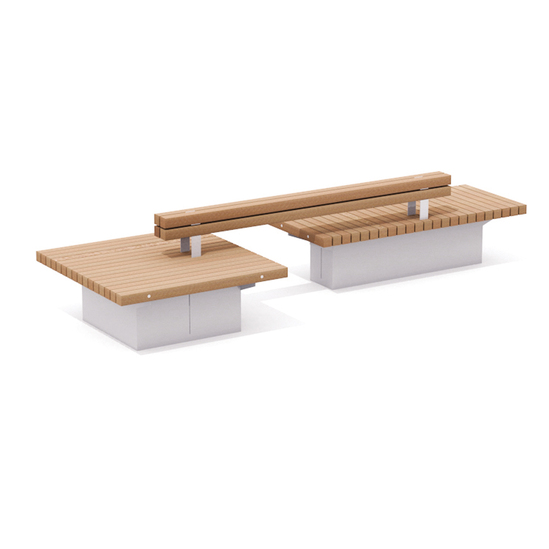Solid Base Benches | Streetlife | ESI External Works
