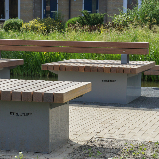 Solid Base Benches | Streetlife | ESI External Works