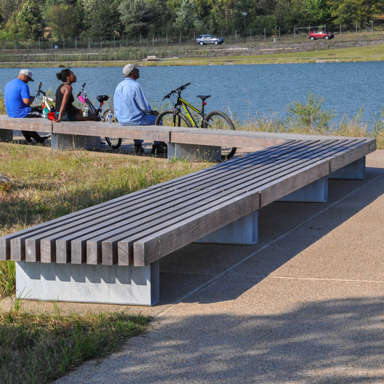 Seating and bollards for extensive urban park - USA | Streetlife | ESI ...