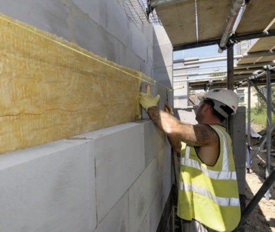 Aircrete blocks used in solid wall construction | H+H UK | ESI Building ...
