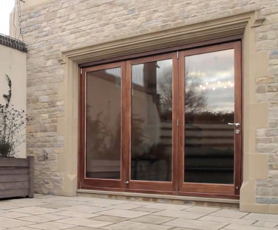 Tommafold 60 top hung bi-folding sliding door system | Runners Sliding ...