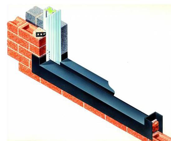 Type LTT level threshold tray | Cavity Trays | ESI Building Design
