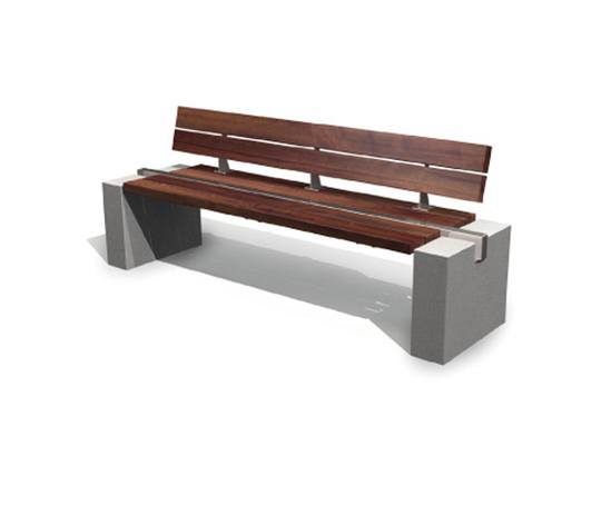 s83 - cut granite, 316 stainless steel and timber seat | Omos | ESI ...