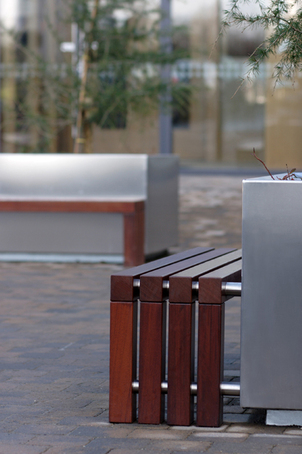 s57- stainless steel tree planter | Omos | ESI External Works