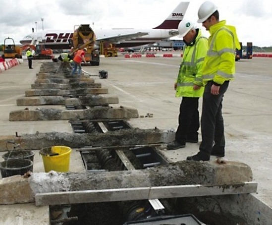 Qmax® slot drainage, Belfast International Airport | ACO Water ...