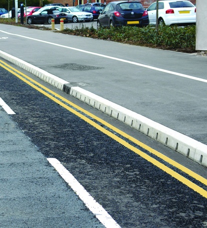 ACO combined kerb drainage systems installed on A453 | ACO Water ...