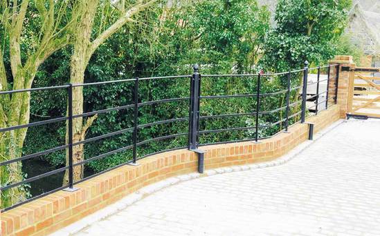 Bespoke 5-bar estate fencing for historic bridge | Paddock Fencing ...
