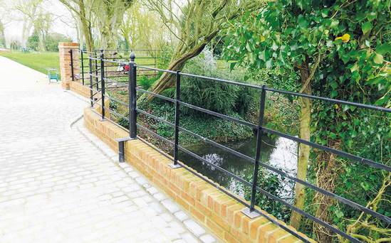 Bespoke 5-bar estate fencing for historic bridge | Paddock Fencing ...