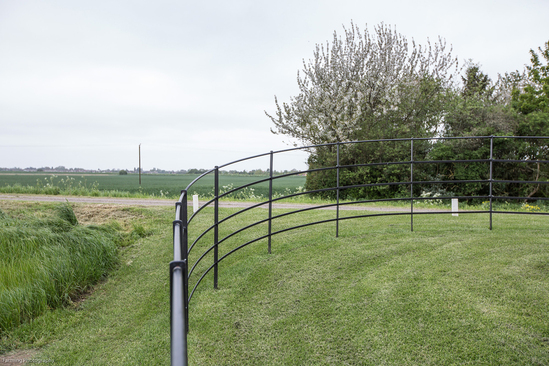 Traditional-style 5-bar estate and parkland fencing | Paddock Fencing ...